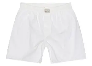 StÜssy X Our Legacy Work Shop Boxer Short - White Poplin