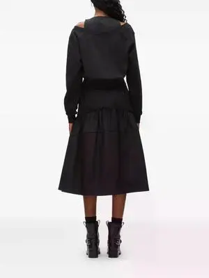 3.1 Phillip Lim Tiered Cold-shoulder Midi Dress