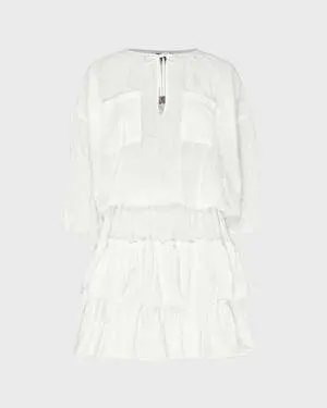 Vilebrequin Seashells Rob Lauriane Viscose Dress - White
