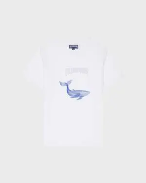 Vilebrequin Organic Cotton Tshirt Whales Tee Shirt Thom - White