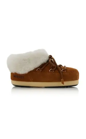 Moon Boot Evx Sheepskin Mules - Tan