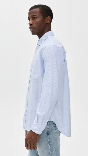 Gitman Bros Striped Classic Oxford Shirt