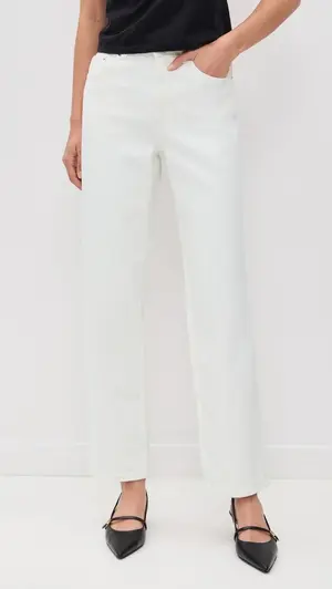 ALIGNE High-rise Straight-leg Jeans