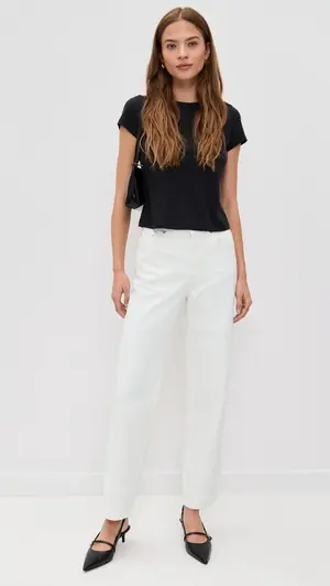 ALIGNE High-rise Straight-leg Jeans