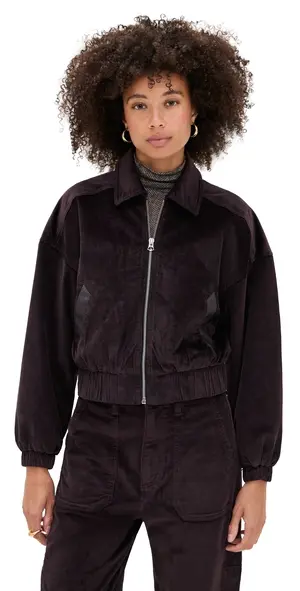 Rag & Bone Lara Corduroy Jacket - Dark Brown