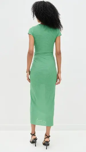 VIX PAULA HERMANNY Solid Anaya Midi Dress