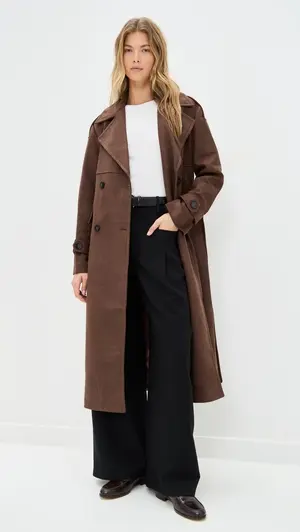 4TH & RECKLESS Wallace Faux Suede Coat