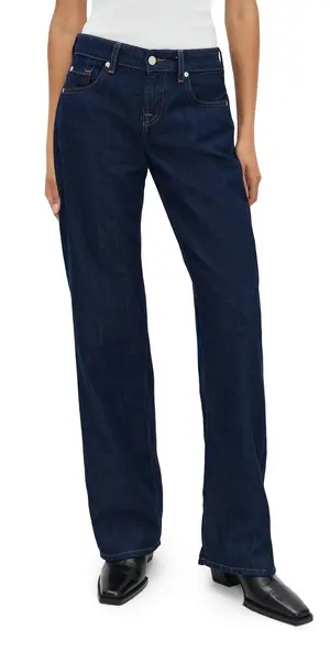 7 For All Mankind Low Straight Jeans
