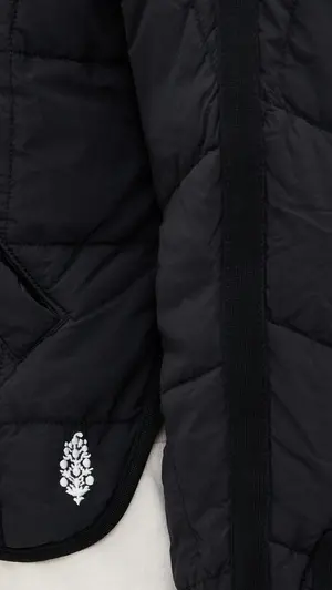 Free People Pippa Packable Puffer Jacket - Black