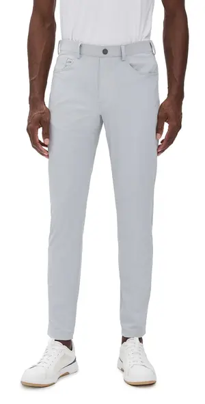 REDVANLY Kent Pull-on Trousers - Glacier Grey