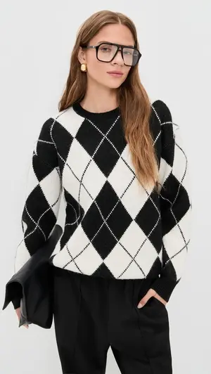 4TH & RECKLESS Molly Argyle Patterned Sweater