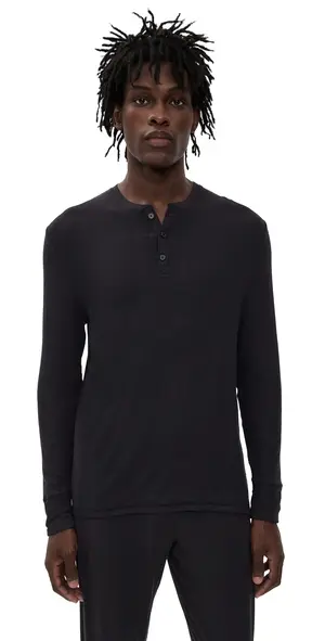 Tommy John Tri-blend Lounge Long Sleeve Henley