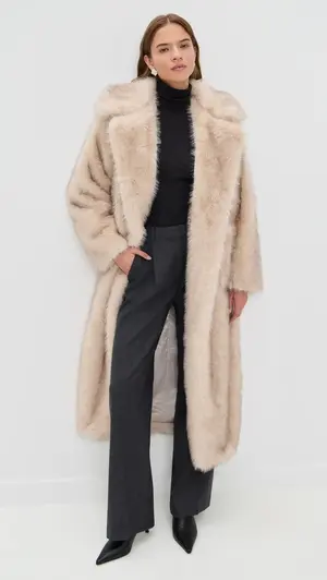 4TH & RECKLESS Schiffer Faux Fur Coat