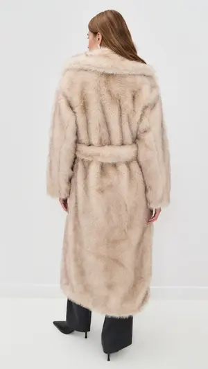 4TH & RECKLESS Schiffer Faux Fur Coat