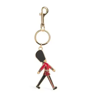 Harrods Jointed Royal Guard Keyring - Black