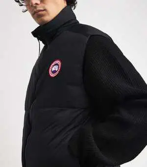 Canada Goose Down Water-repellent Gilet - Black