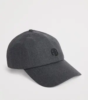 ANINE BING Wool Jeremy Baseball Cap