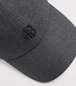 ANINE BING Wool Jeremy Baseball Cap