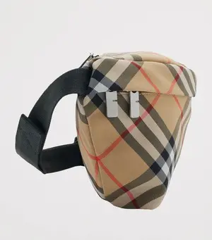 Burberry Check Belt Bag - Beige