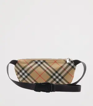 Burberry Check Belt Bag - Beige