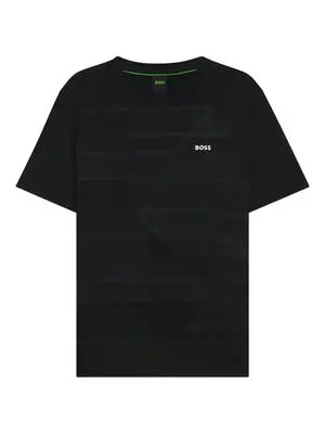 BOSS Geometric-pattern Short-sleeve T-shirt