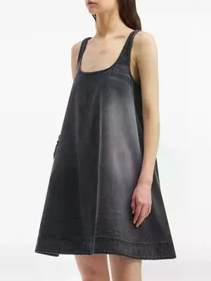 Simone Rocha Beaded Appliqué Mini Dress - Grey