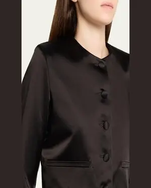 LIBEROWE Single-breasted Peplum Jacket