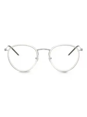 Oliver Spencer Round Frame Glasses - Silver
