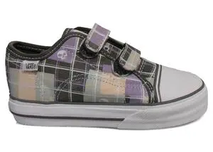 VANS Big Skool Skulls Plaid Sneakers