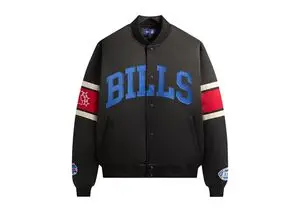 Kith X Nfl Buffalo Bills Satin Bomber Jacket