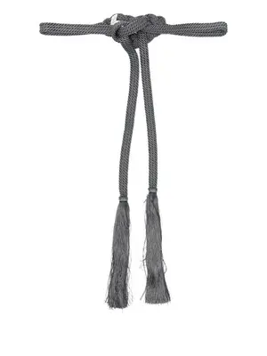 FORTE_FORTE Tassels Belt - Grey