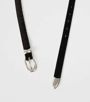 Our Legacy Hair-on Hide Leather Belt
