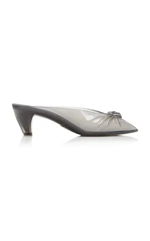 Chloé Jelly Mules With Knot Detailing - Grey