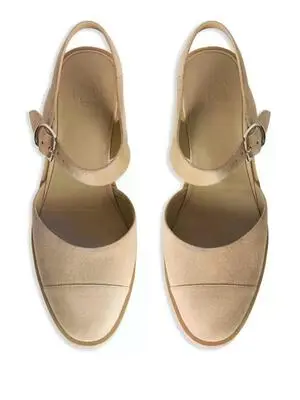 12 STOREEZ Suede Pumps - Neutrals