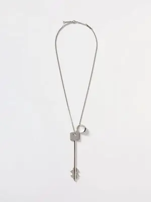 Rabanne Key Pendant Necklace - Silver