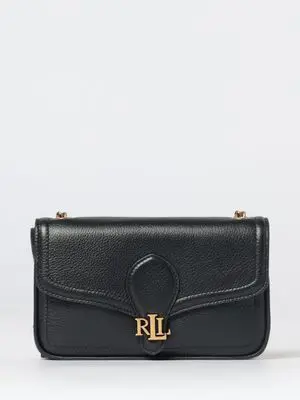 Ralph Lauren Lauren Ralph Lauren Leather Mini Bag With Chain Strap Black