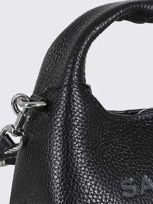 Marc Jacobs The Sack Mini Hammered Top Handle Bag - Black