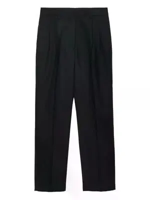 Prada Pleated-front Wool Trousers