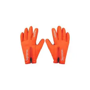 Supreme WINDSTOPPER Zip Gloves Orange