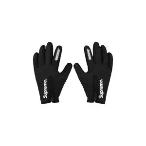 Supreme Windstopper Zip Gloves - Black