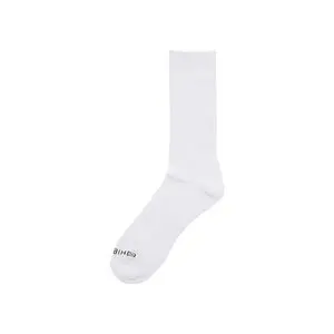 XHIBITION Ribbed Crew Socks - White