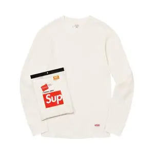 Supreme X Hanes Thermal Crew