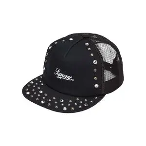 Supreme X B.b. Simon Studded Canvas 6-panel Cap - Black