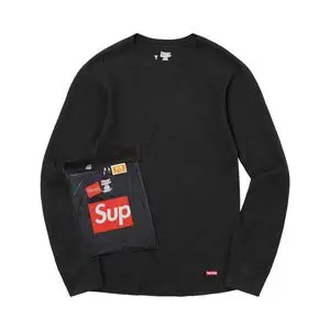 Supreme X Hanes Thermal Crew