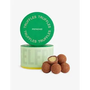 SELFRIDGES SELECTION Milk Chocolate Truffle With White Chocolate, Pistachio And Sea Salt 10-pieces Truffles 115g - One-color