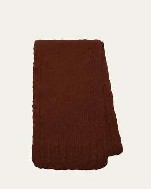 Gabriela Hearst Pyke Cashmere Scarf - Burnt Sien
