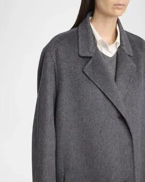THE ROW Gustaf Cashmere-silk Coat