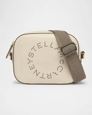 Stella McCartney Vegan Leather Logo Shoulder Bag - Ash