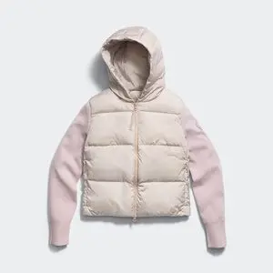 Canada Goose Hybridge® Wide Quilt Knit Hoodie Tonal Disc - Lucent Rose