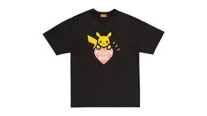 HUMAN MADE X Pokemon Graphic Pikachu Seoul T-shirt - Black